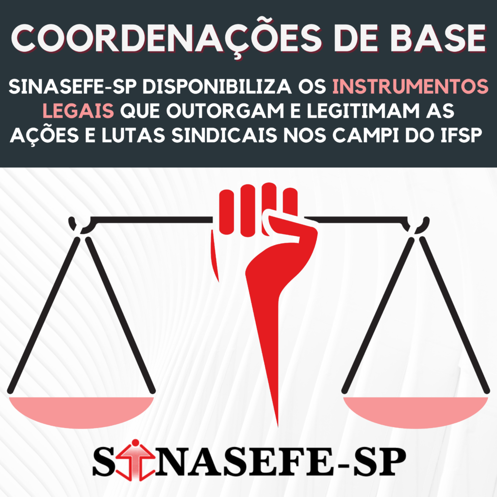 Sinasefe-SP disponibiliza os instrumentos legais que outorgam e ...